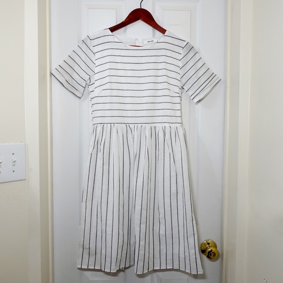 Mod Ref | Dresses | Mod Ref Billy Dress White And Black Striped | Poshmark